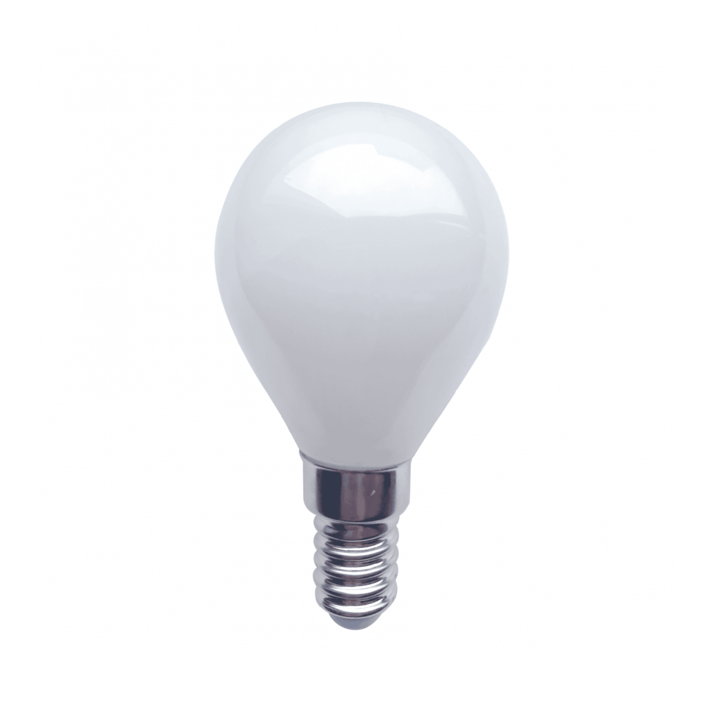 E14 LED lamp bol milky | 1.6 Watt | 2100K - Extra warm - WilroLighting