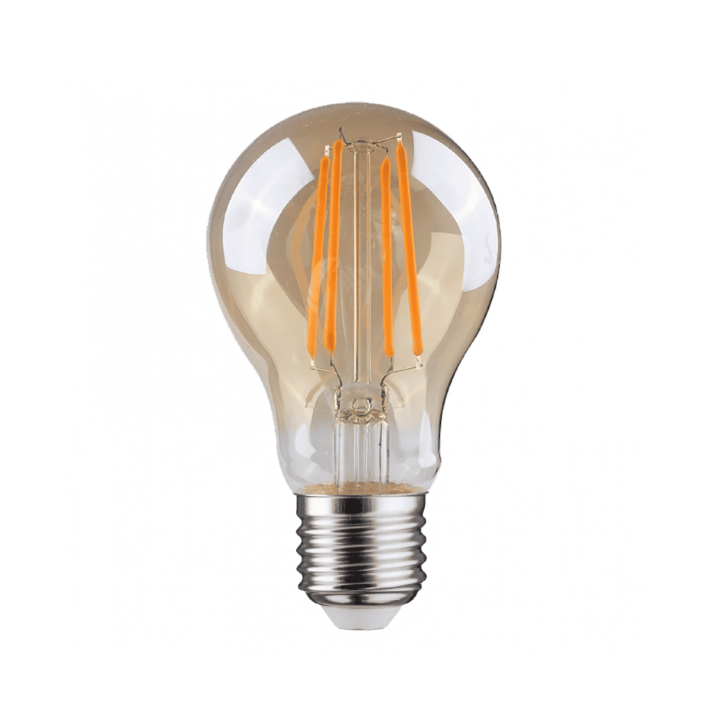 E27 LED lamp kogel amber | 4 Watt | Dimbaar | 2700K - Warm wit - WilroLighting