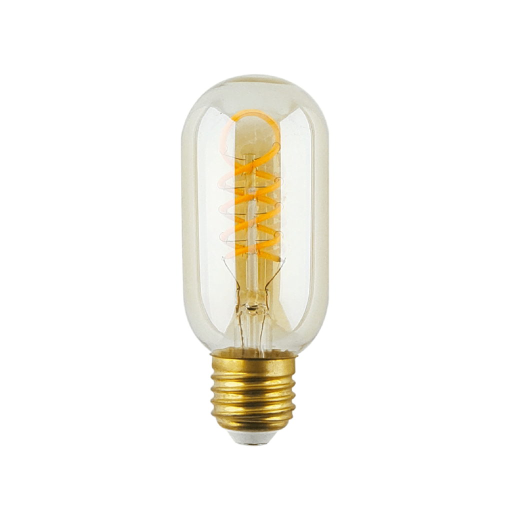 E27 LED lamp tube amber | 4 Watt | Dimbaar | 2500K - Warm wit ...